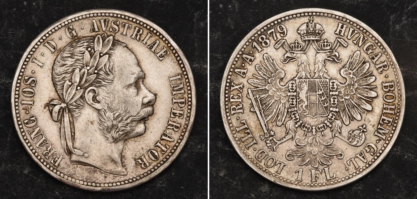 Münze 1 Gulden / 1 Florin Österreich-Ungarn (1867-1918) Silber 1887 ...
