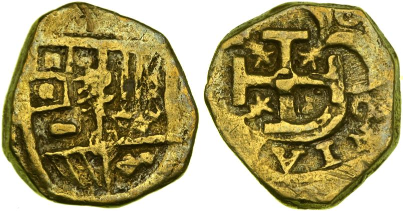 Coin Prices: 2 Escudo 1621-1665 New Kingdom of Granada (1549 - 1739 ...